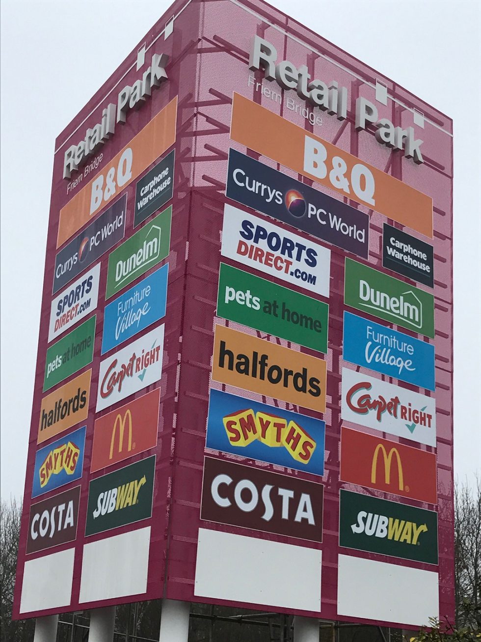 Retail Park Signs | GeeTee Signs