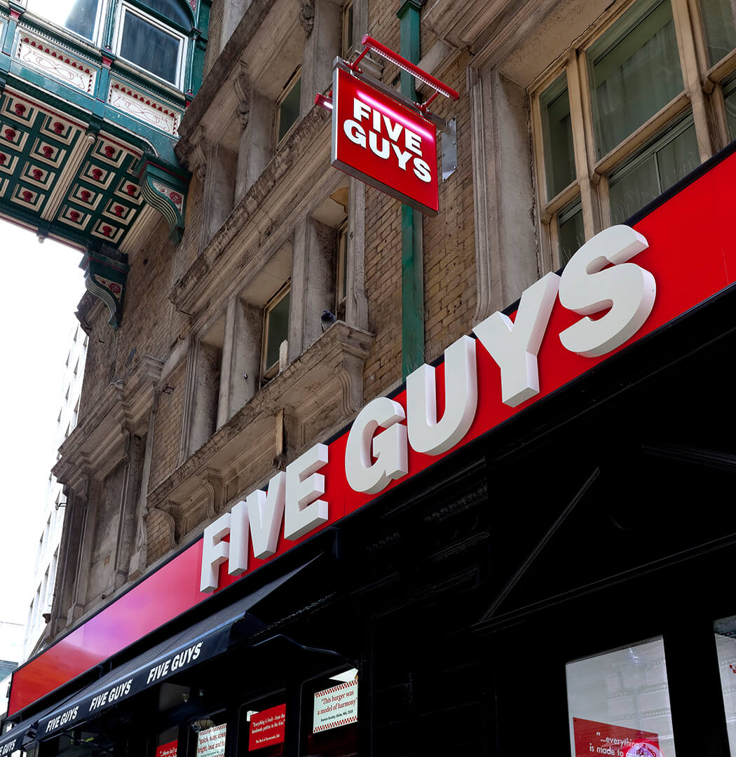 Five Guys | GeeTee Signs